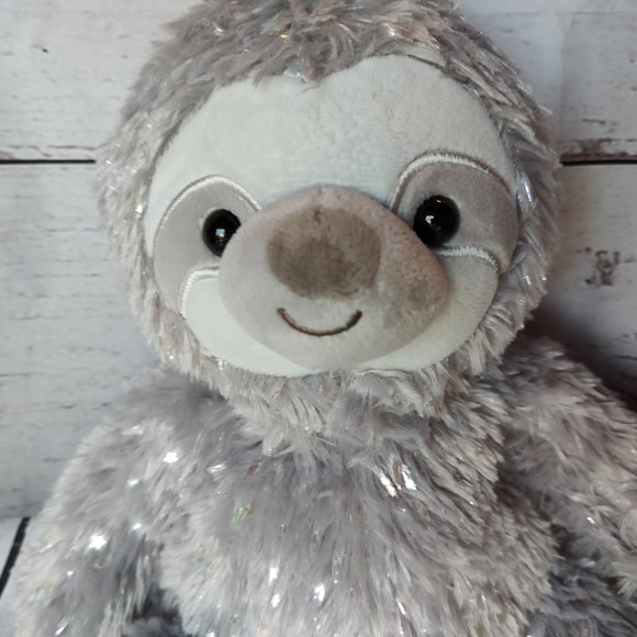 Kellytoy | Toys | Kellytoy Iridescent Sparkly Star Gray Sloth Plush 3 ...